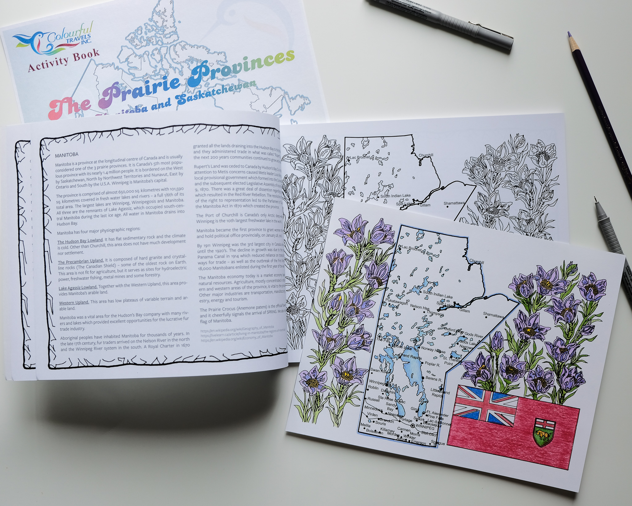 The Prairie Provinces – Sights of Canada Activity Book