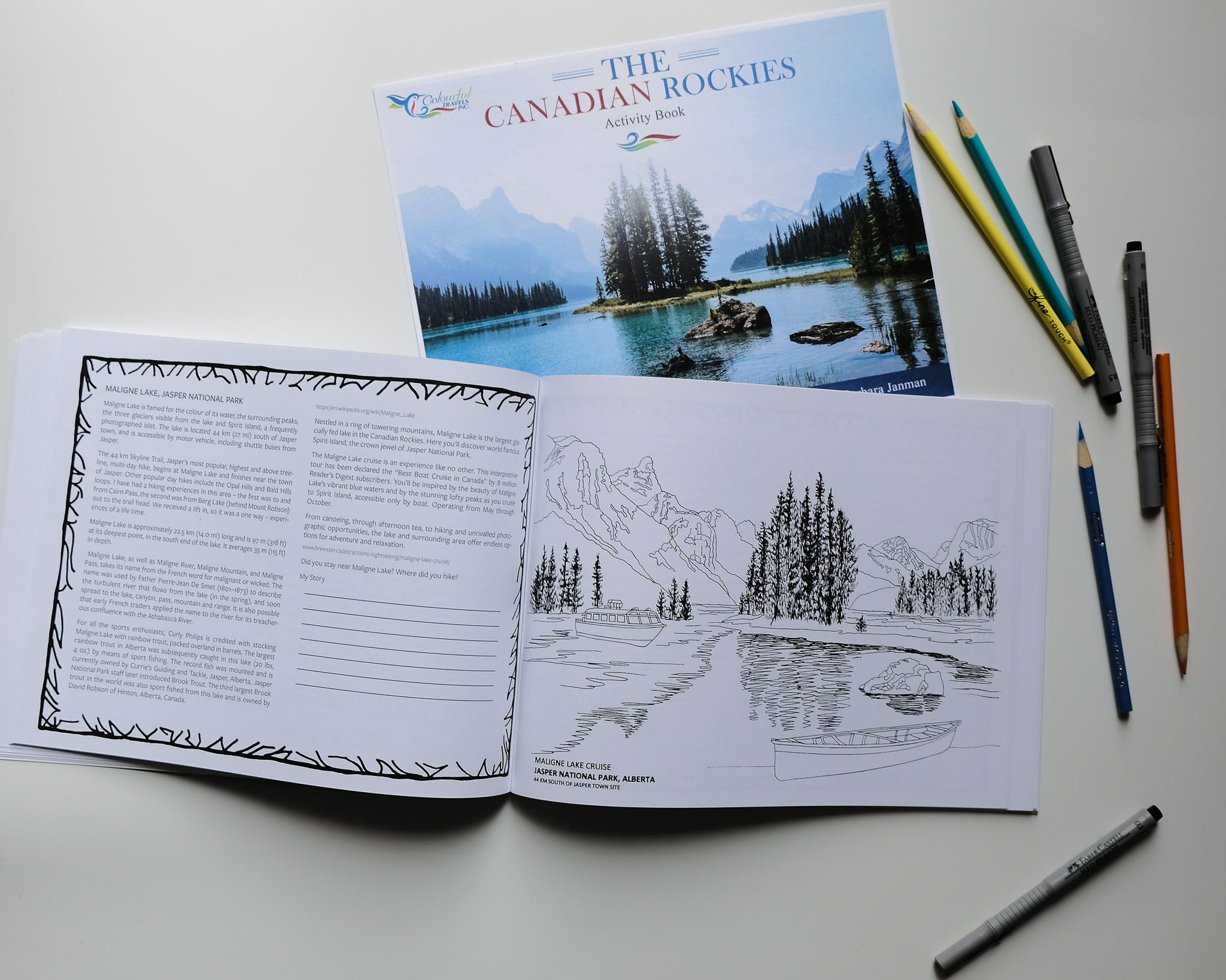 The Canadian Rockies – Sights of Canada Activity and Colouring Books ...